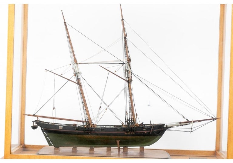 Fine Cased Model Baltimore Clipper, 1812 For Sale at 1stDibs