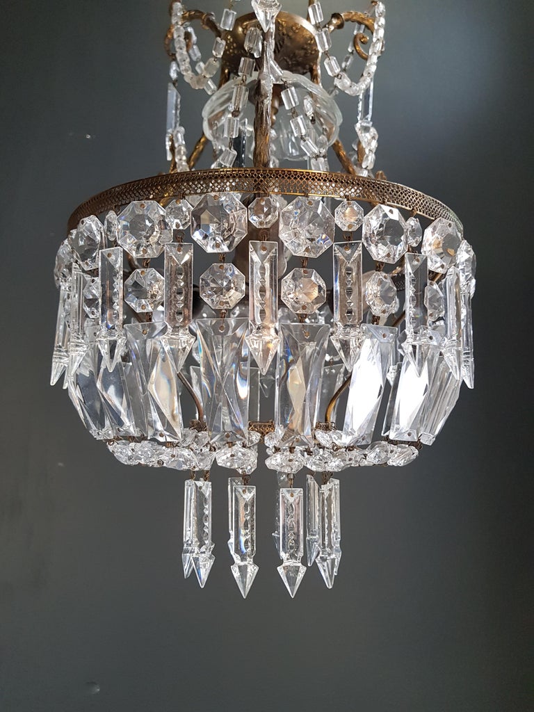 Fine Crystal Chandelier Antique Ceiling Lamp Lustre Pendant Lighting at ...