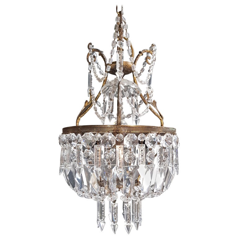 Fine Crystal Chandelier Antique Ceiling Lamp Lustre Pendant Lighting at ...