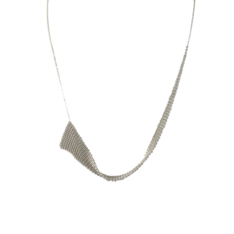 Fine Delicate Sterling Chainmaille Mesh Draping Graduated Realm ...