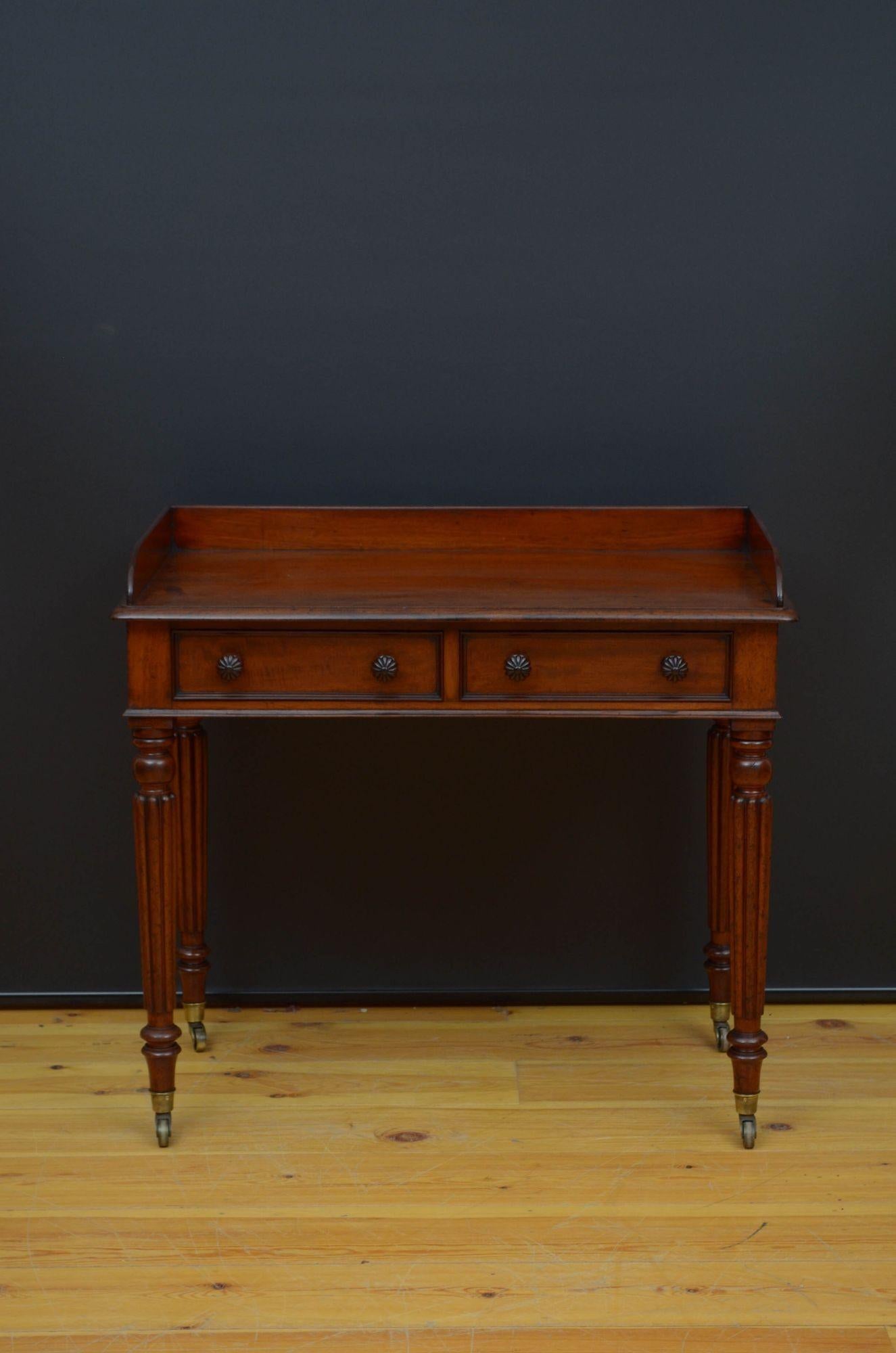 Fine Early Victorian Dressing Table Writing Table For Sale at 1stDibs