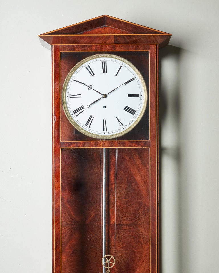 Fine Eight Day 19th Century Architectural Vienna Biedermeier Regulator ...