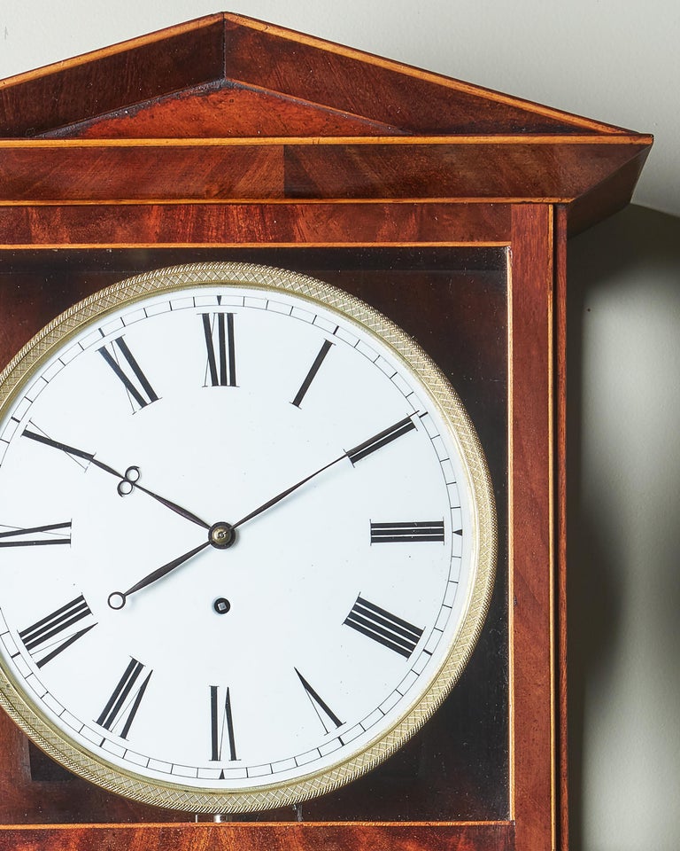 Fine Eight Day 19th Century Architectural Vienna Biedermeier Regulator ...