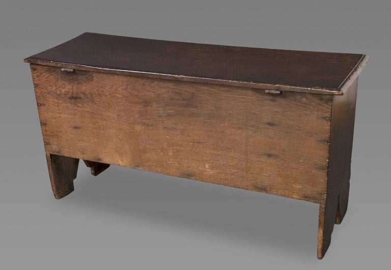 Fine Elizabeth I Oak Boarded Chest For Sale at 1stDibs