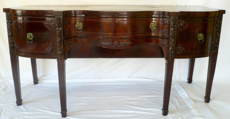 Fine English Regency Mahogany Sideboard at 1stDibs | regency sideboard
