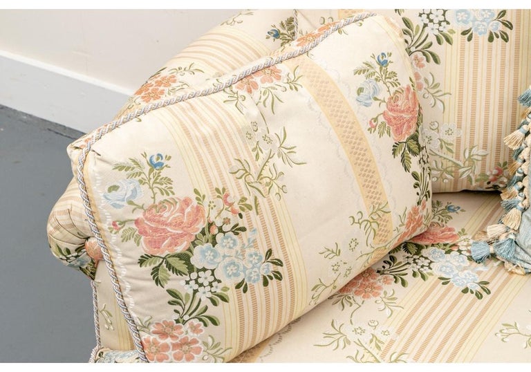 Fine Floral Custom Upholstered Sofa For Sale at 1stDibs | floral print ...