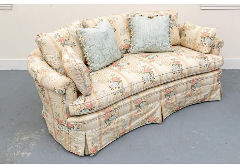 Fine Floral Custom Upholstered Sofa For Sale at 1stDibs | floral print ...