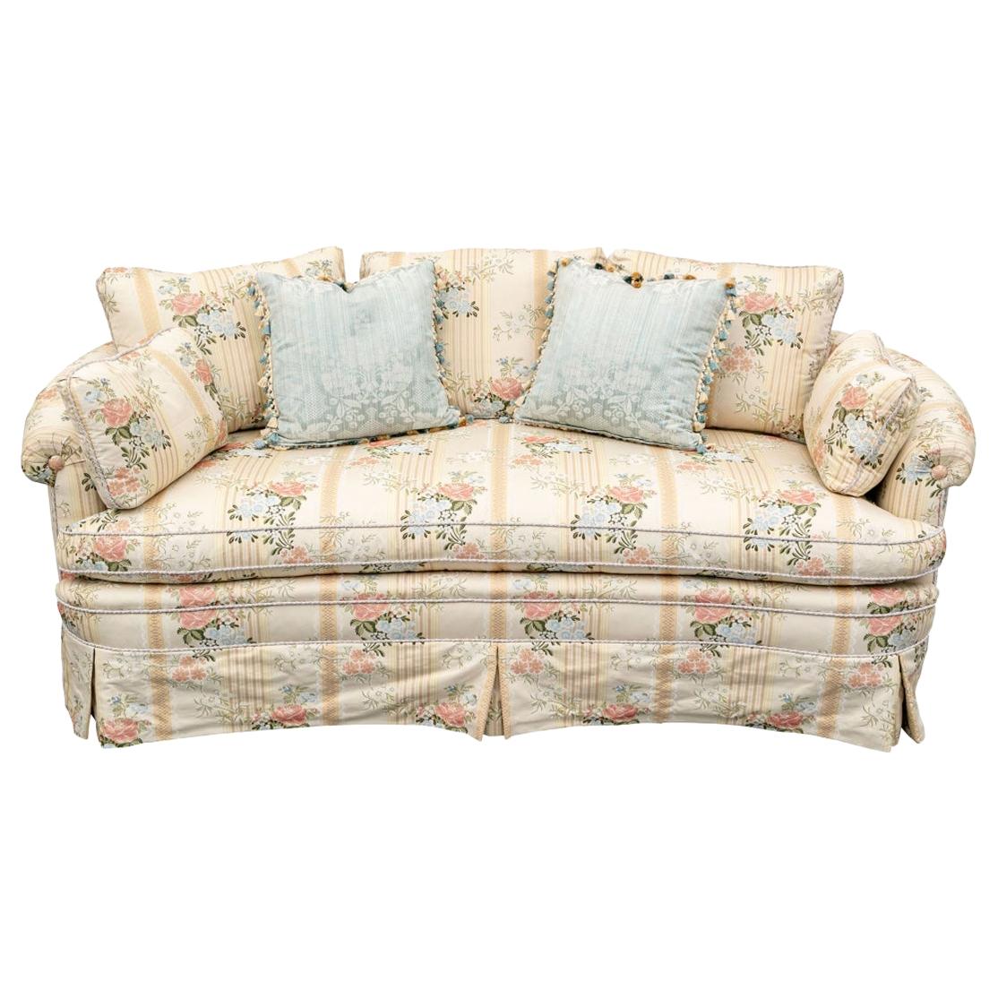 Custom English Style Rolled Arm Sofa For Sale at 1stDibs