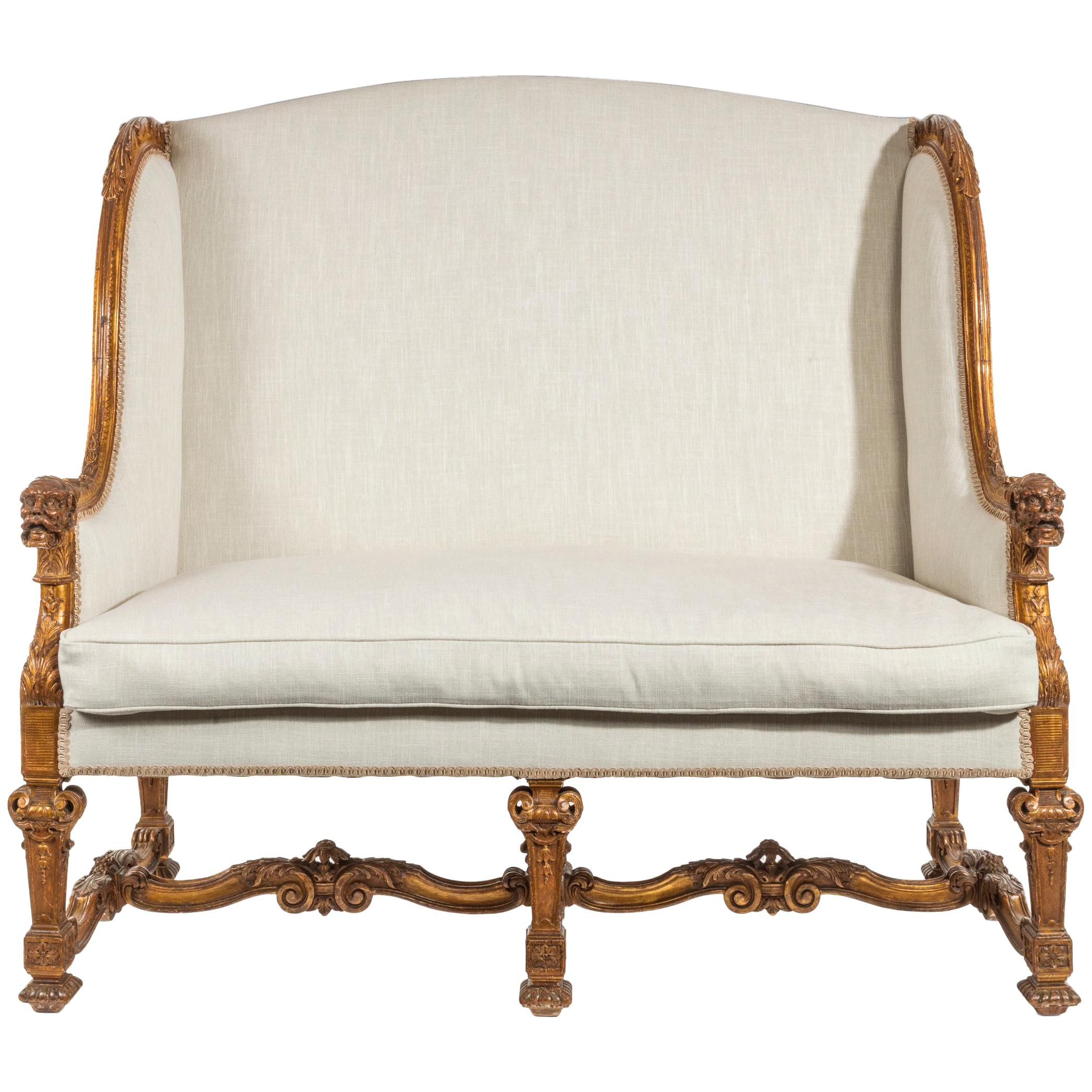Fine French 19th Century Gilt Louis XIV Style Sofa / Canape at 1stDibs ...