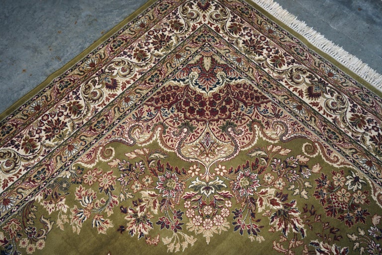 Fine French Vintage Green Extra Large Rug Carpet Must See Pictures For ...