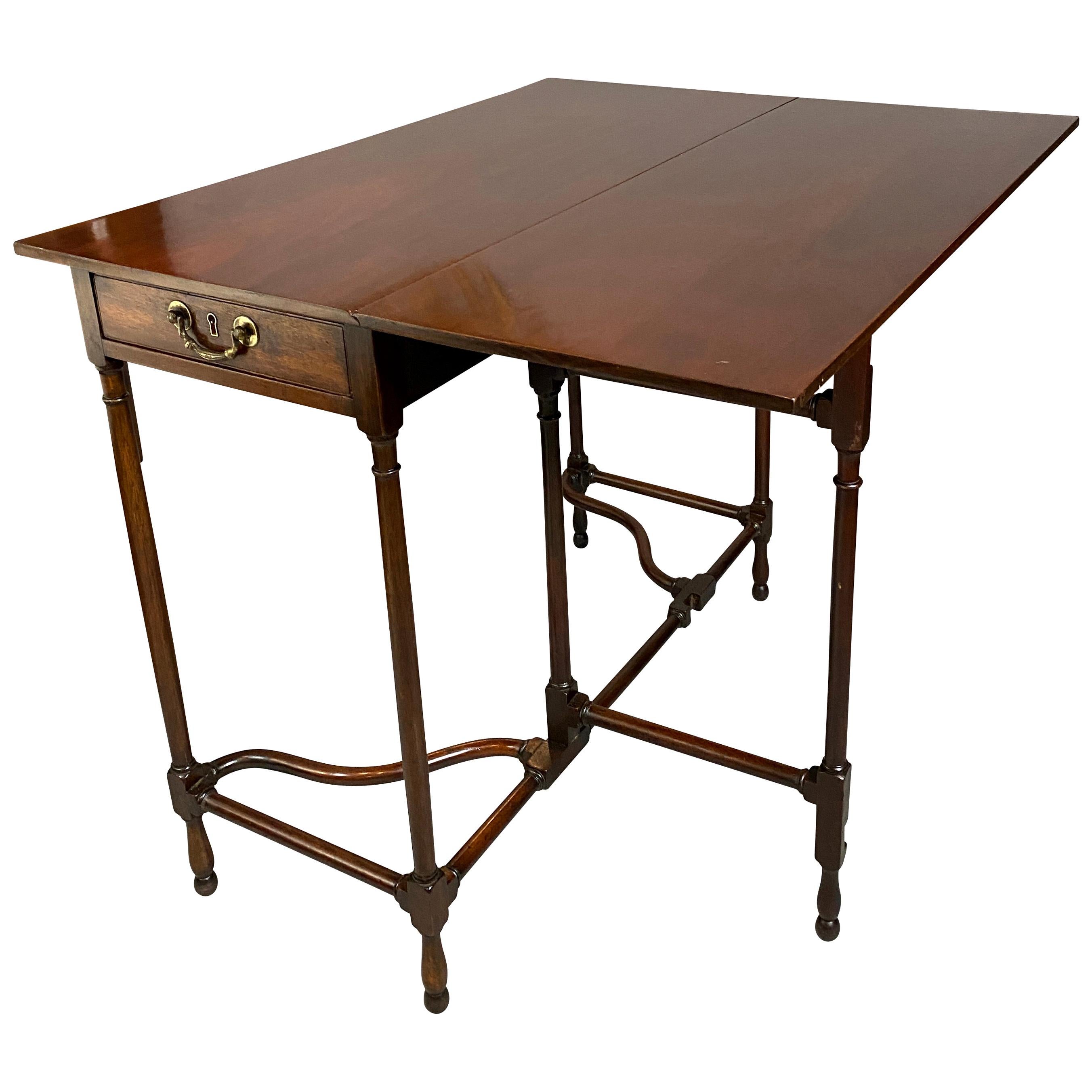 George III Mahogany Gate Leg Drop Leaf Table For Sale at 1stDibs | drop ...