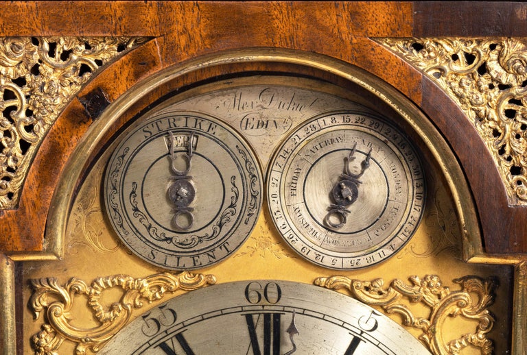 Fine George III Period Mahogany Bracket Clock Signed by Alex Dickie at ...