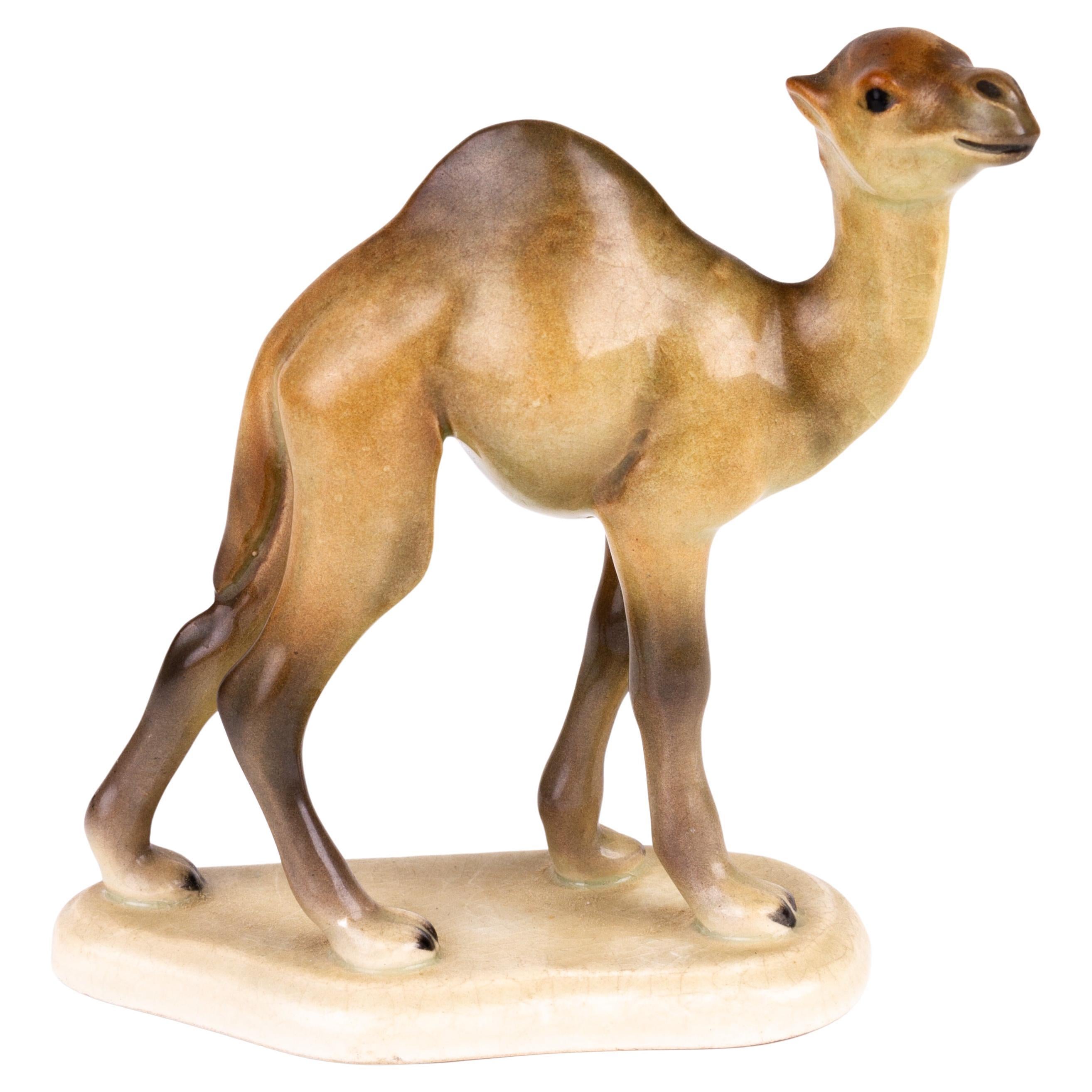 Fine German Porcelain Arabian Camel Figure by Hertwig Katzhütte For ...