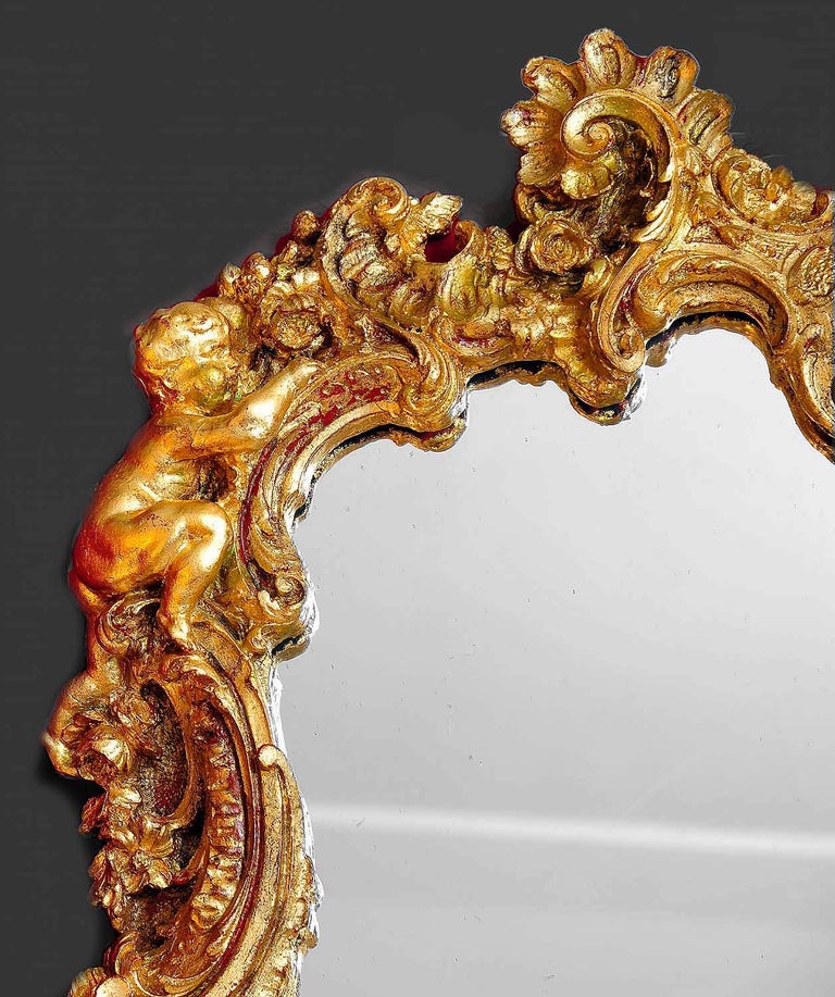 Fine Gilded Cherub Putti Italian Rococo Style Style of Gustave Dore ...