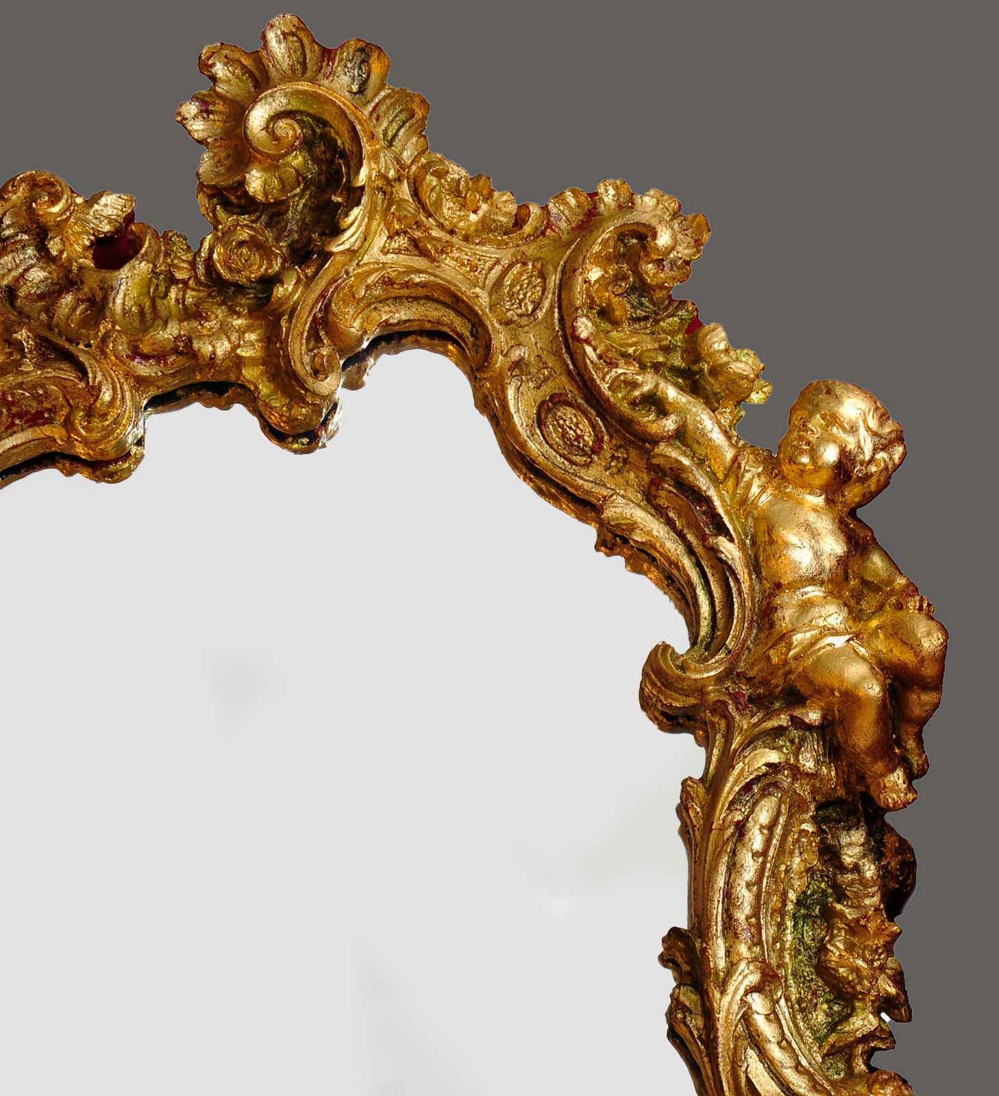 Fine Gilded Cherub Putti Italian Rococo Style Style of Gustave Dore ...