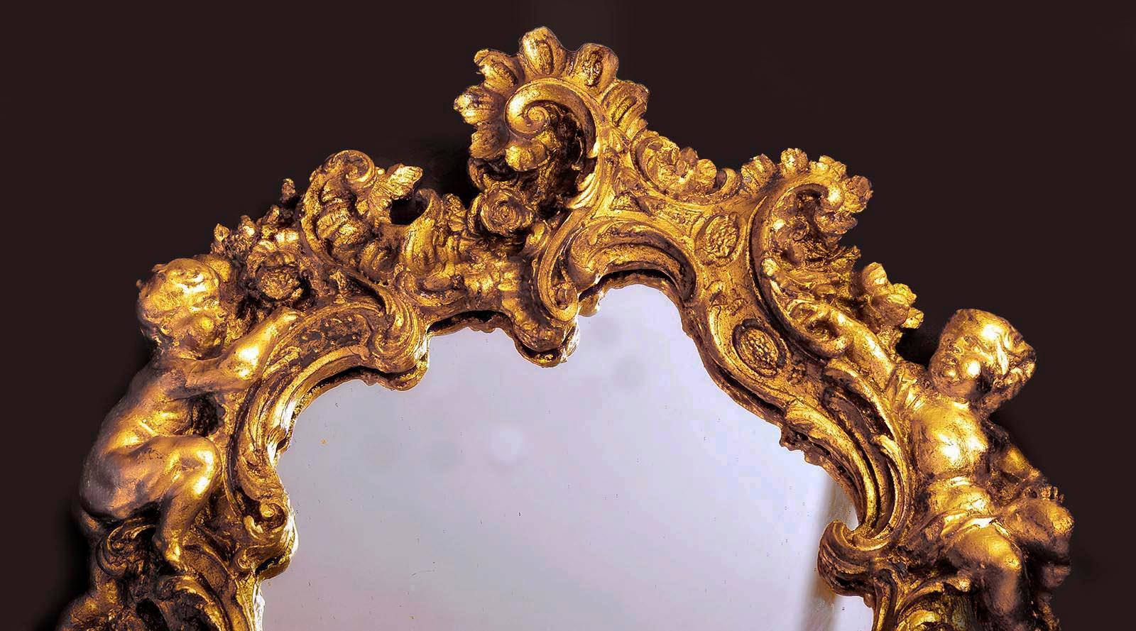 Fine Gilded Cherub Putti Italian Rococo Style Style of Gustave Dore ...