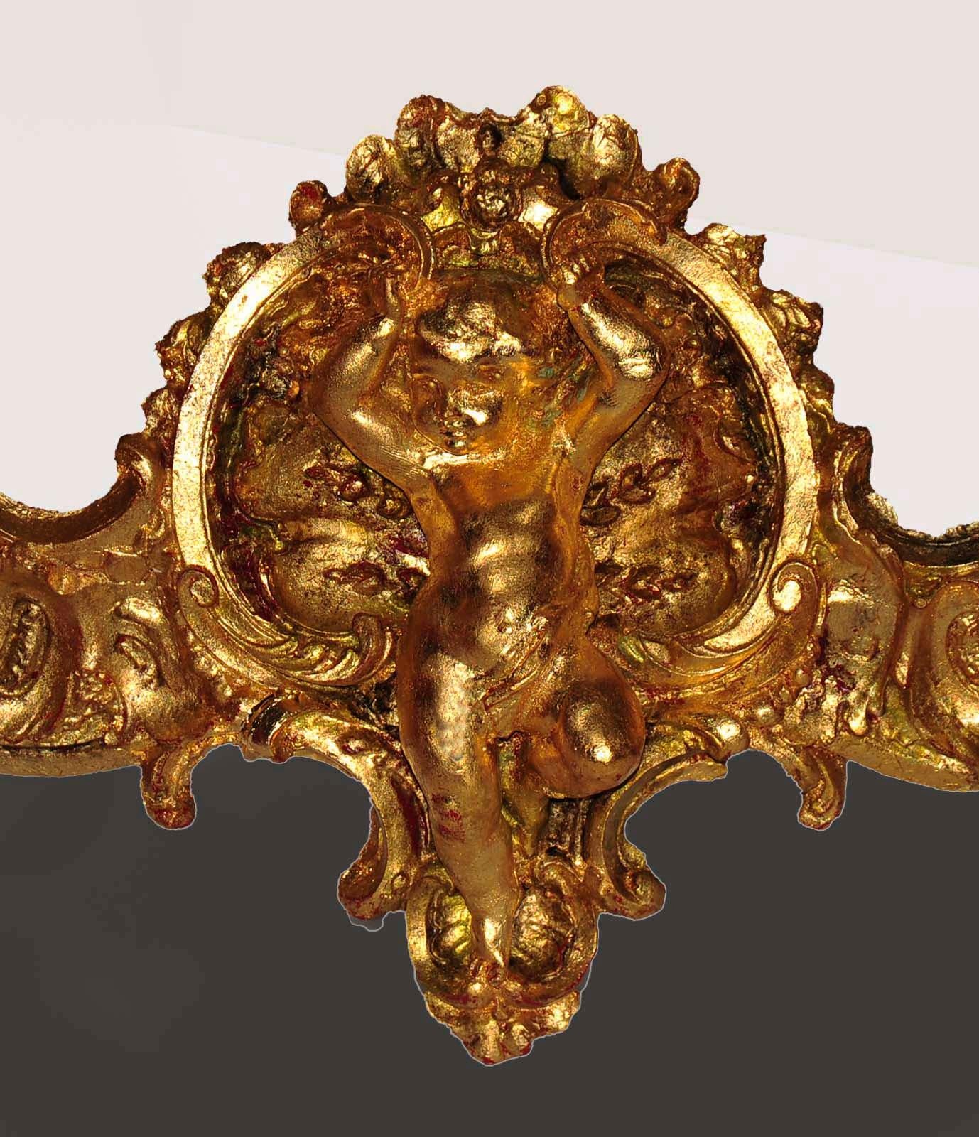 Fine Gilded Cherub Putti Italian Rococo Style Style of Gustave Dore ...