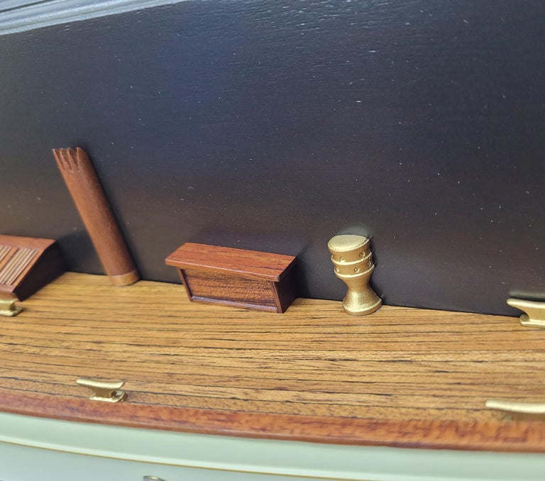 Fine Half Model of the Famous German Schooner Meteor III For Sale at ...