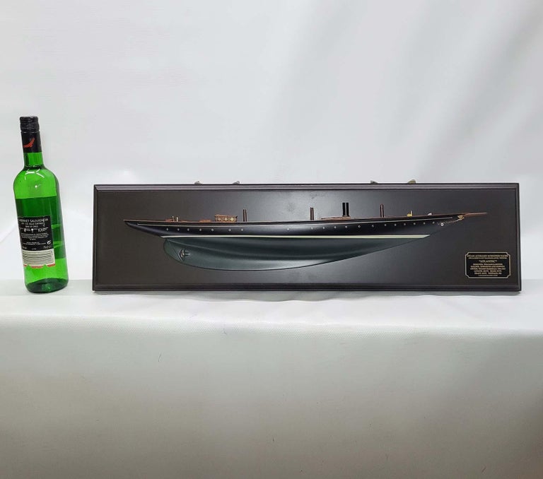 Fine Half Model of the Racing Yacht Atlantic For Sale at 1stDibs
