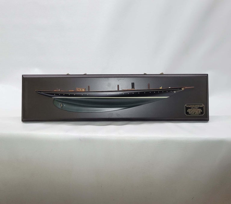 Fine Half Model of the Racing Yacht Atlantic For Sale at 1stDibs