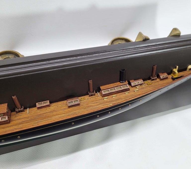 Fine Half Model of the Racing Yacht Atlantic For Sale at 1stDibs