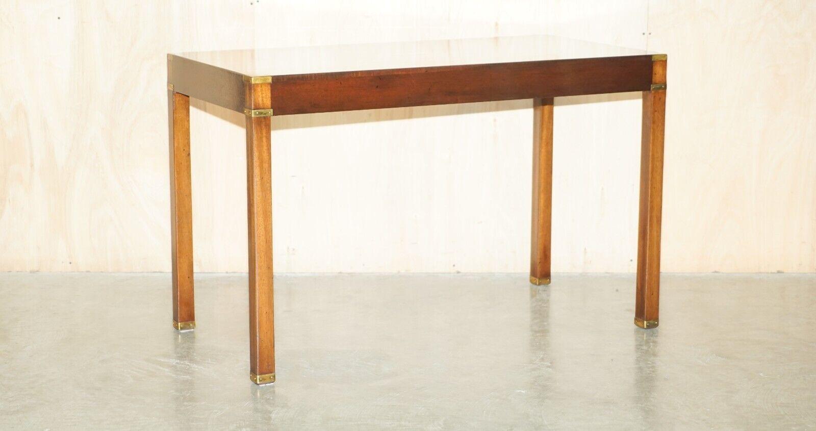 FINE HARDWOOD KENNEDY HARRODS LONDON MILITARY CAMPAIGN DESK OR WRiTING ...