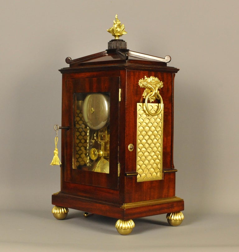 Fine Inlaid Mahogany Fusee Bracket Clock, Howden , Edinburgh For Sale ...