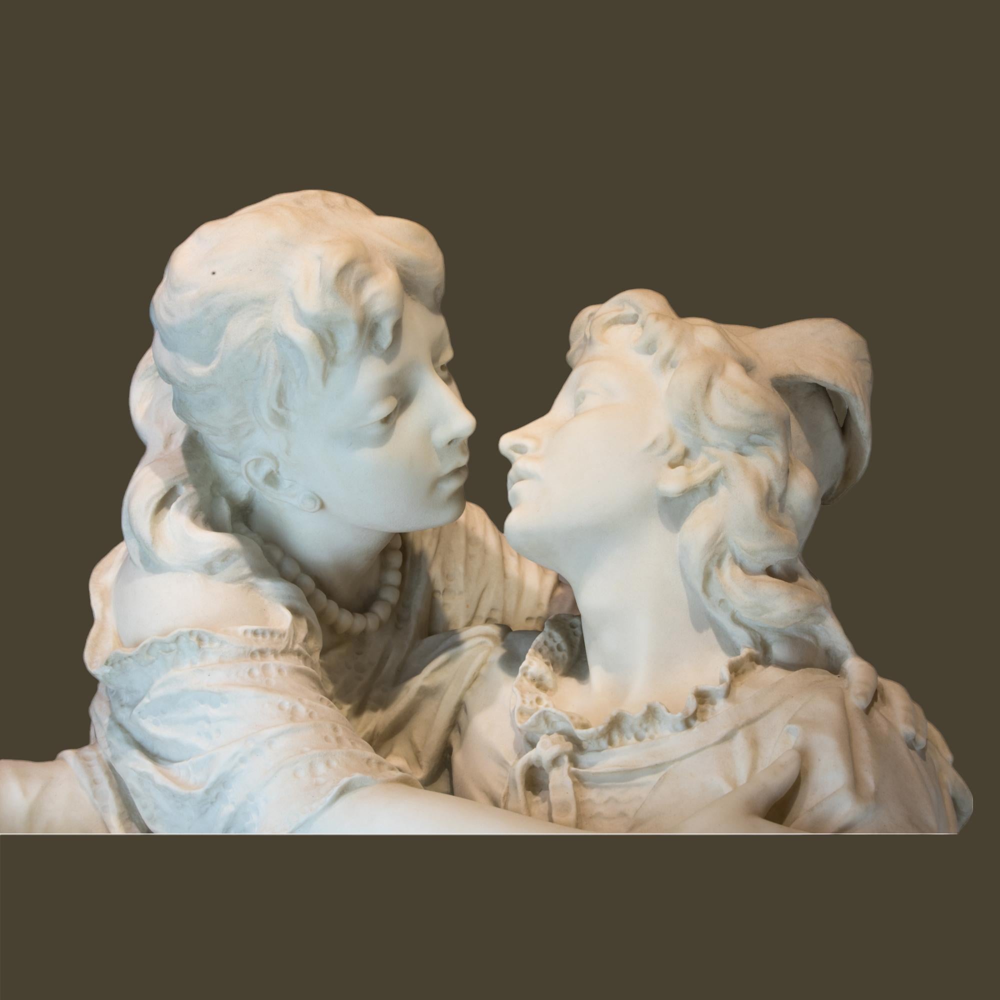 Fine Italian Marble Sculpture by Fausto Biggi For Sale at 1stDibs