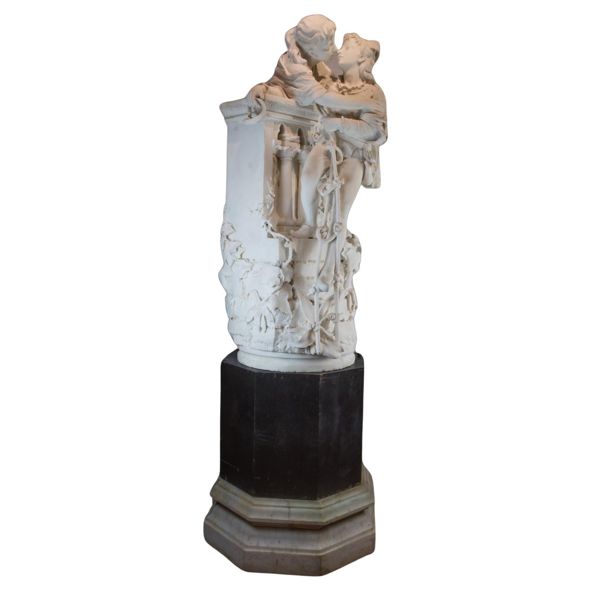 Fine Italian Marble Sculpture by Fausto Biggi For Sale at 1stDibs