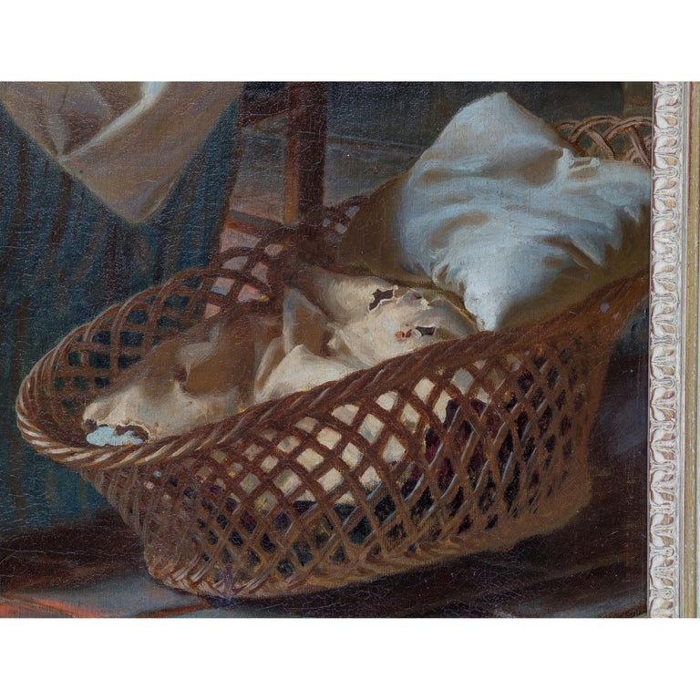 Fine Italian Painting of Mother and Child by Pio Ricci For Sale at 1stDibs