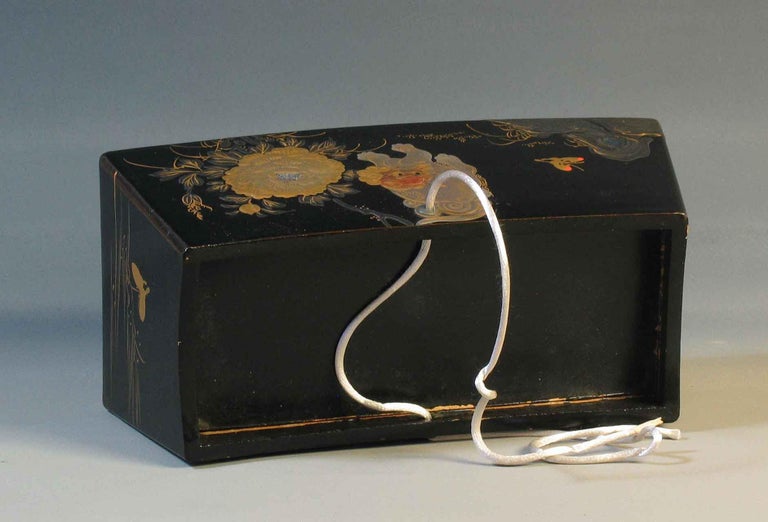 Fine Japanese Lacquer Takamakura Geisha Pillow, First Half of the 20th ...