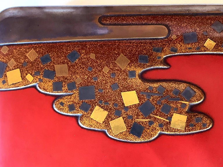 Fine Japanese Suzuribako Box with Storage Box and Provenance at 1stDibs