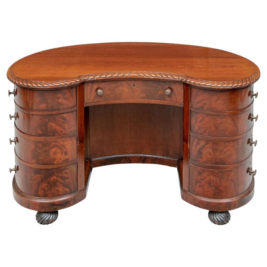 Fine Kidney Form Desk For Sale at 1stDibs