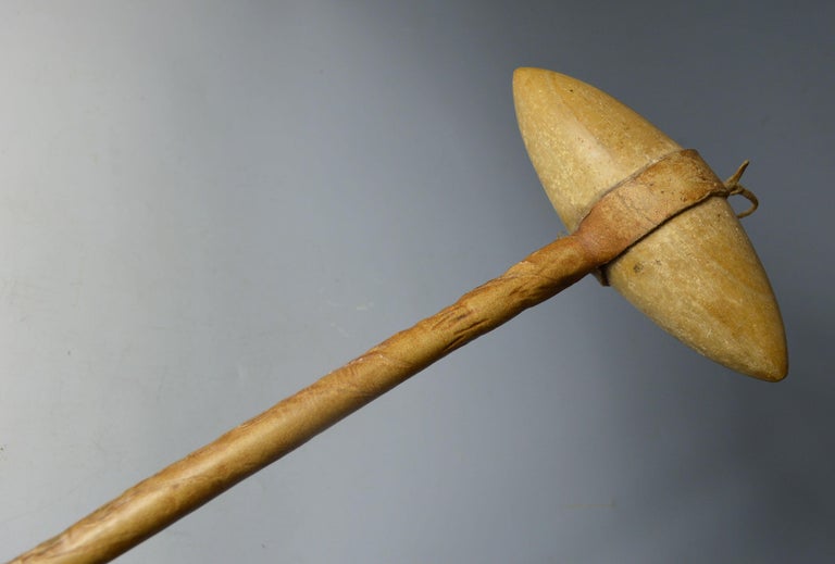 Fine Large Native American Indian Skull Cracker Club Ex Christie’s at ...