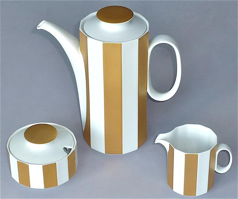 Fine Midcentury Tapio Wirkkala Rosenthal Coffee Set Gilt White ...