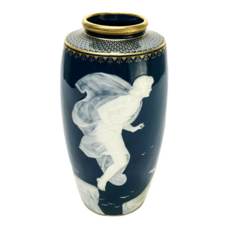 Fine Minton Gilt Porcelain Pate Sur Pate Decorated Vase by Louis Solon ...