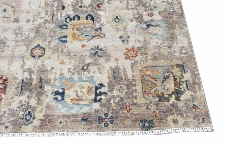 Fine Modern Distressed Rug For Sale at 1stDibs