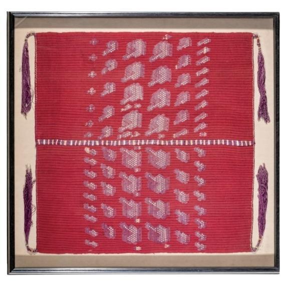 Fine Native American Ceremonial Tzute In Custom Frame For Sale at 1stDibs