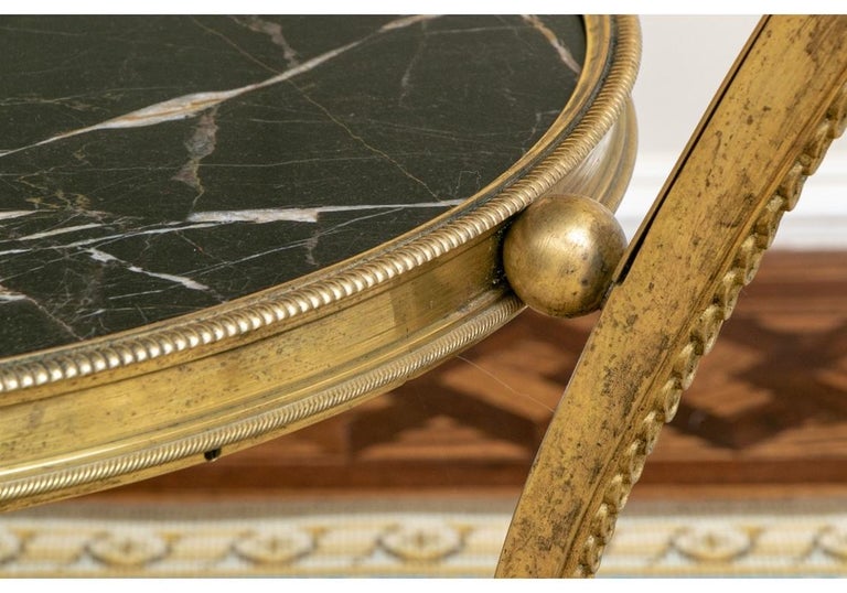 Fine Neoclassical Style Tiered Dore Bronze Marble Top Gueridon For Sale ...