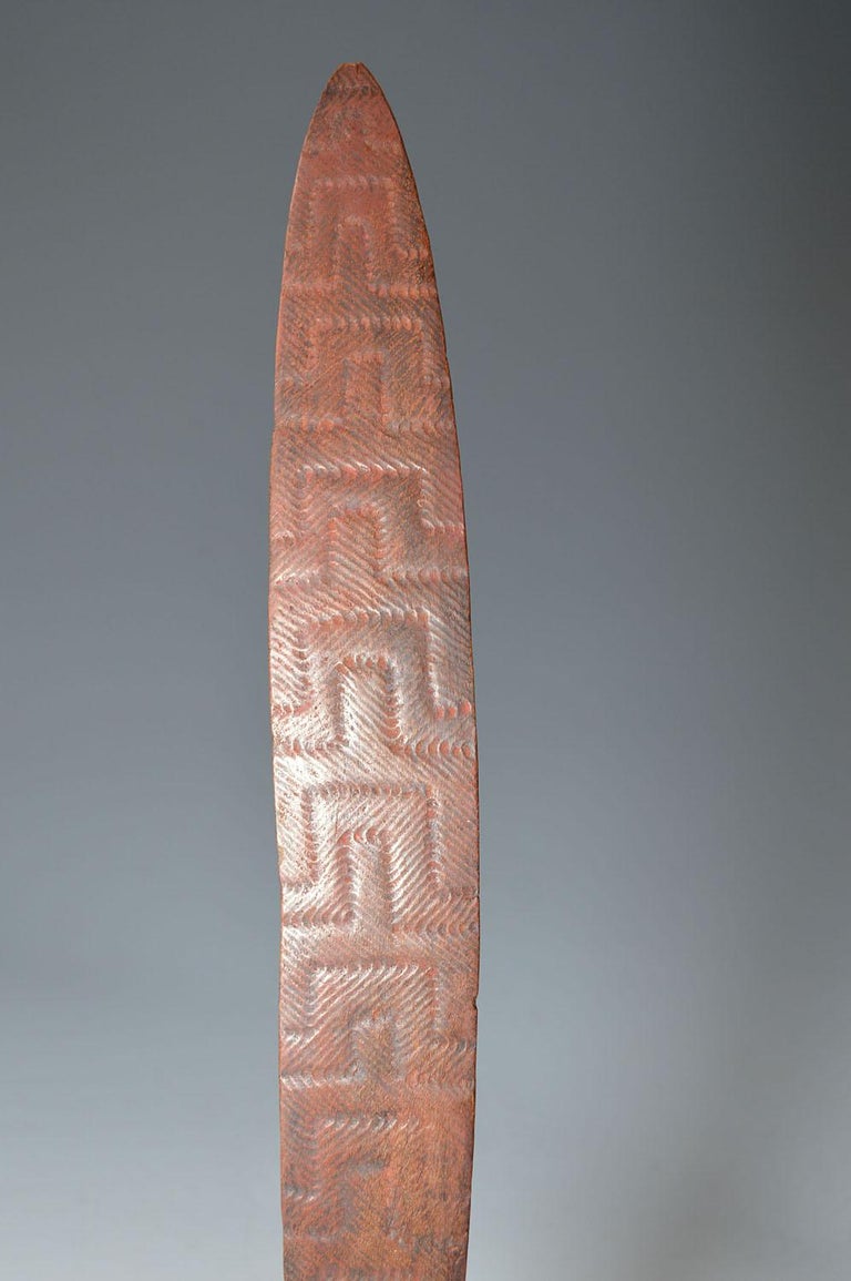 Fine Old Australian Aboriginal Churinga or Sacred Message Board at 1stDibs