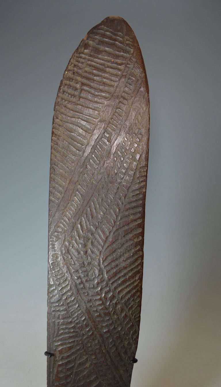 Fine Old Large Australian Aboriginal Churinga or Sacred Message Board ...