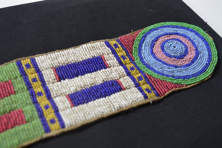 Fine Old Native American Plains Beaded Strip Sioux, 19th Century For ...