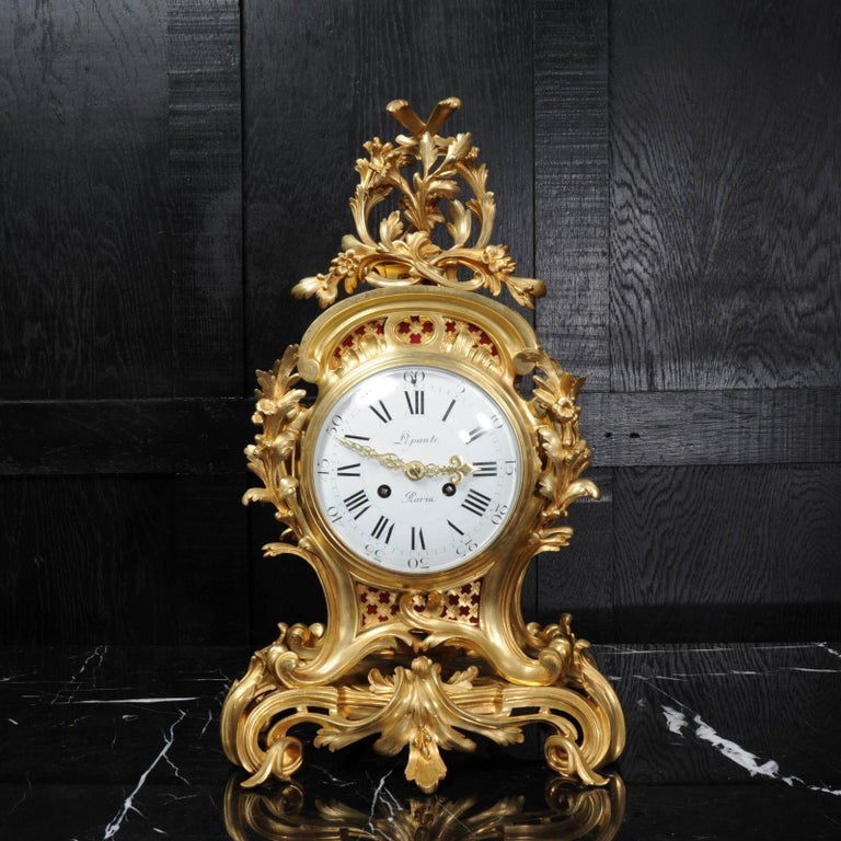 Fine Ormolu Rococo Clock by Henry Lepaute at 1stDibs | lepaute clock ...
