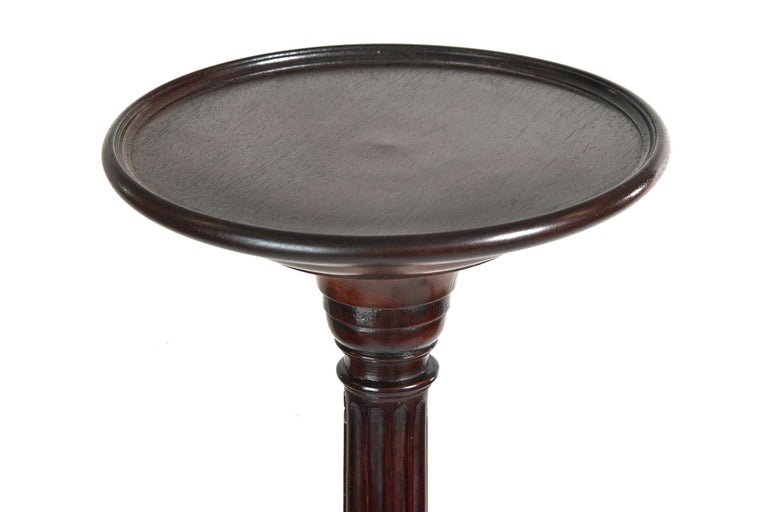 Fine Pair Mahogany and Carved Torchere Stands For Sale at 1stDibs