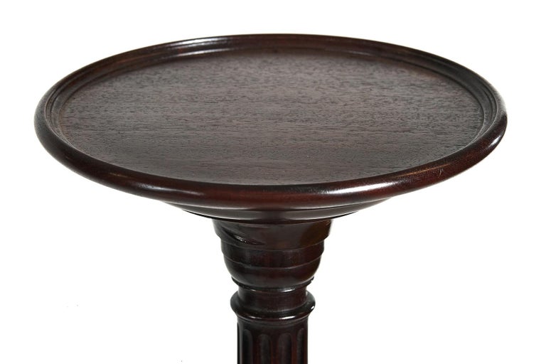Fine Pair Mahogany and Carved Torchere Stands For Sale at 1stDibs
