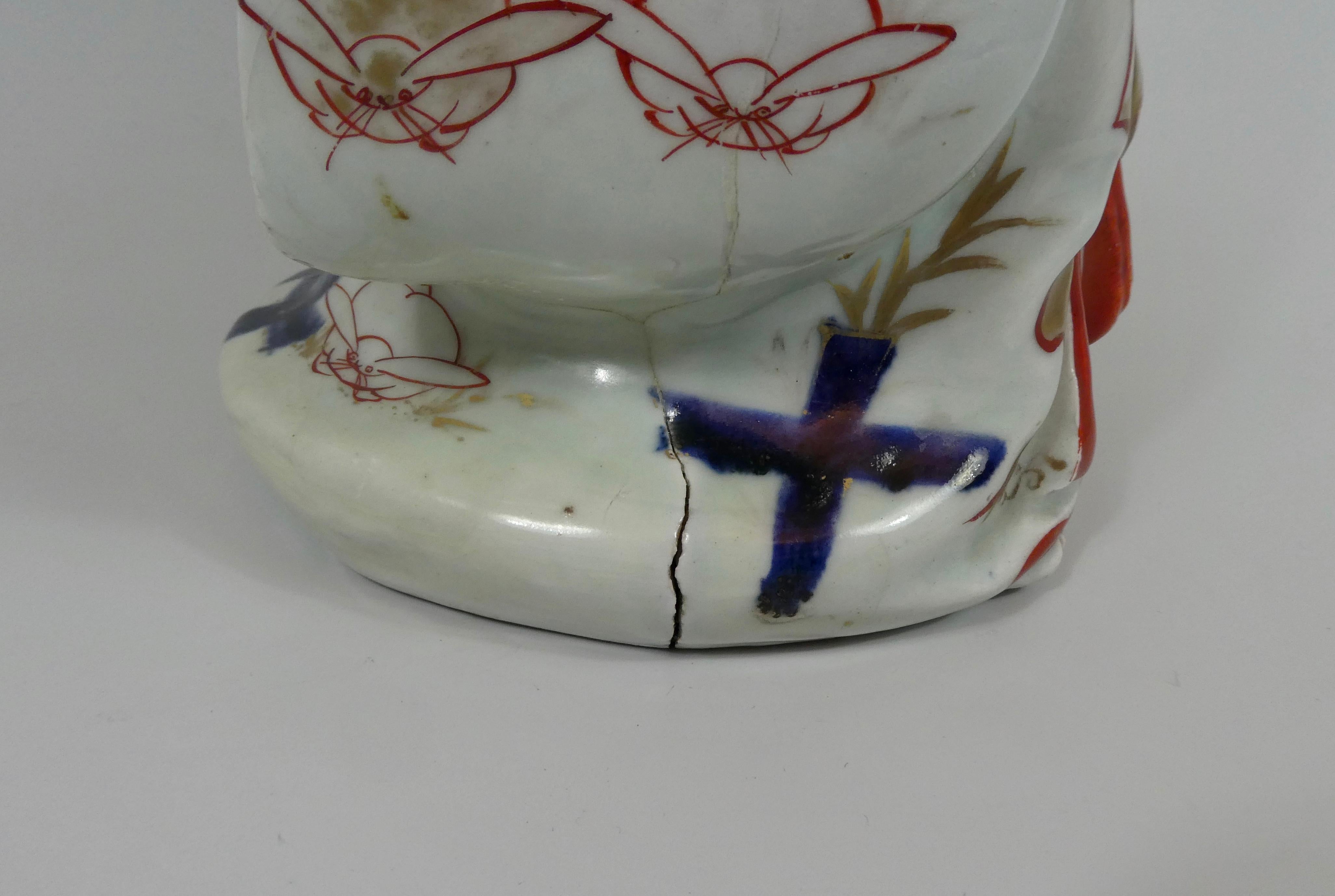 Fine Pair of Imari Porcelain Bijin, circa 1690, Genroku Period at 1stDibs