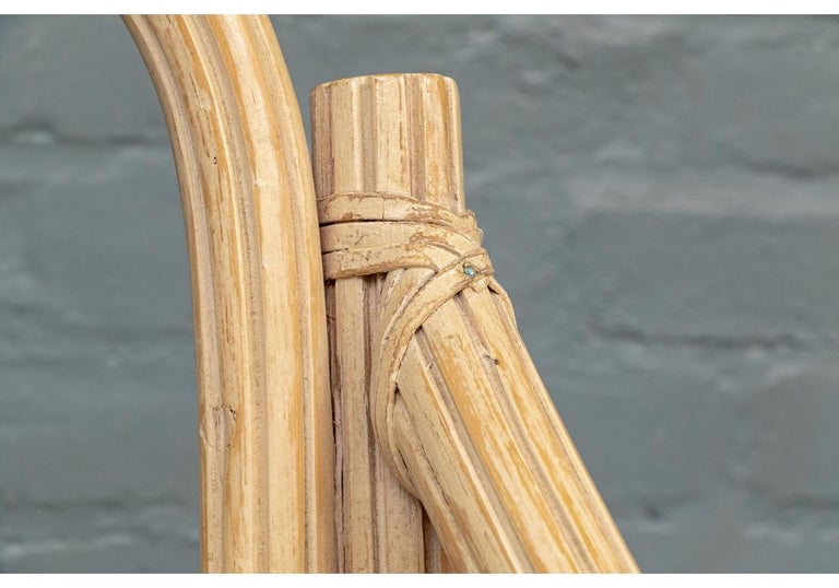 Fine Pair of Rattan Lounge Chairs For Sale at 1stDibs