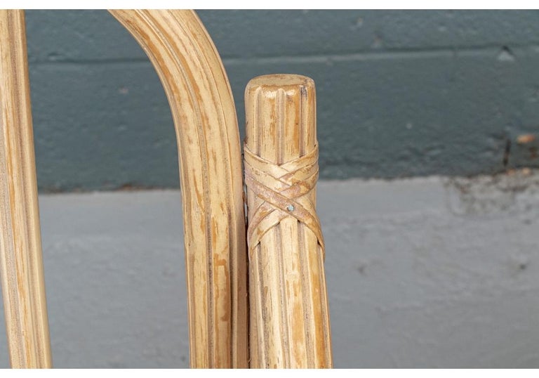 Fine Pair of Rattan Lounge Chairs For Sale at 1stDibs