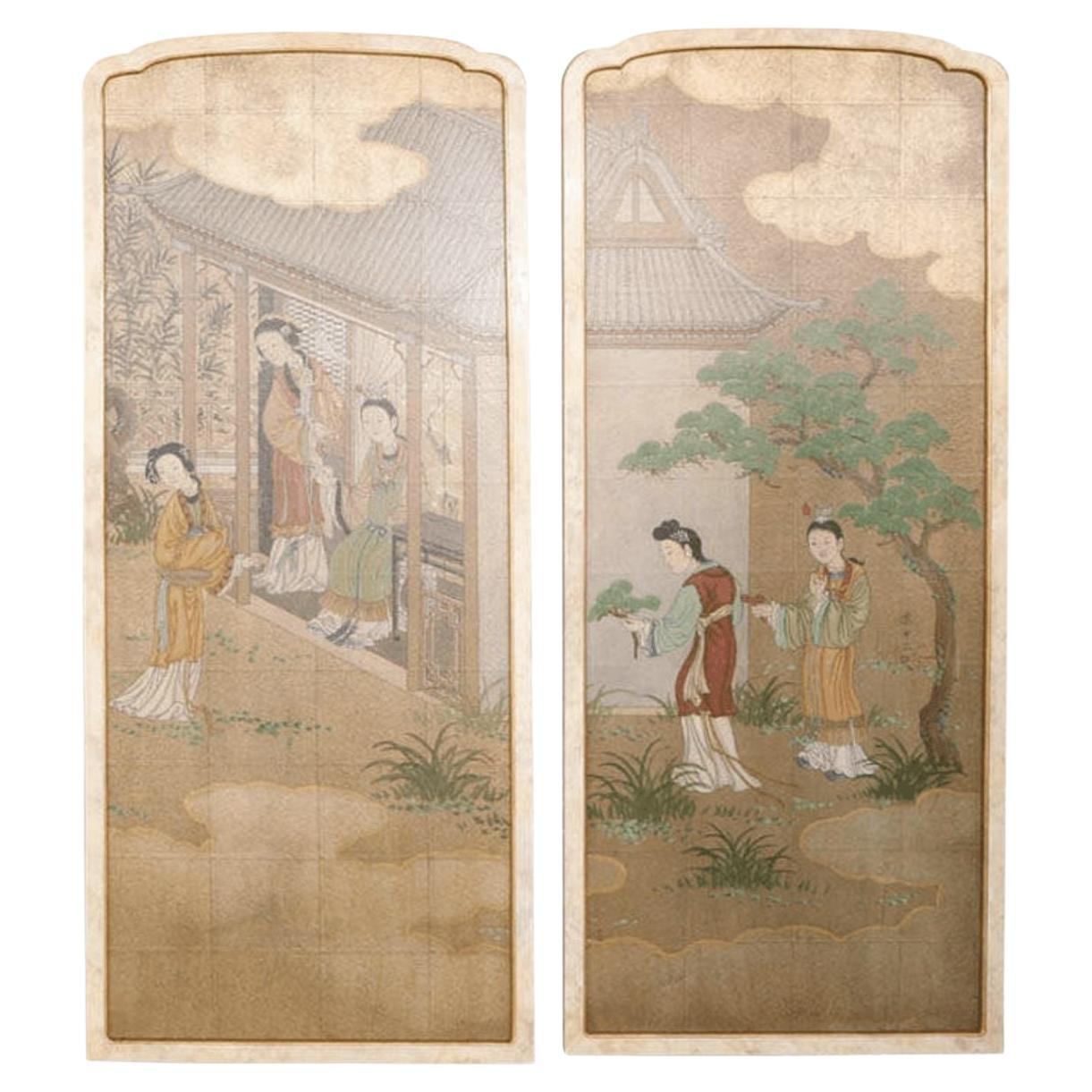 Finely Detailed Robert Crowder Screen at 1stDibs