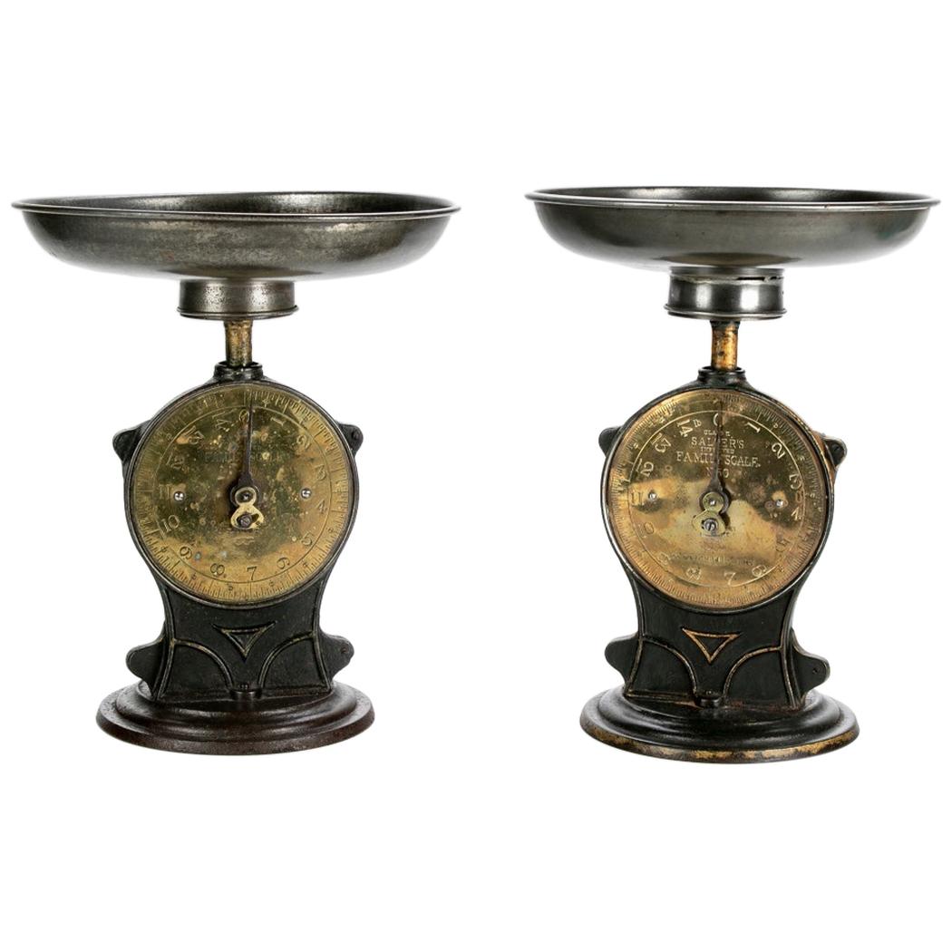 Antique English Spring Balance Scale Made by Salter 100 Years Old ...